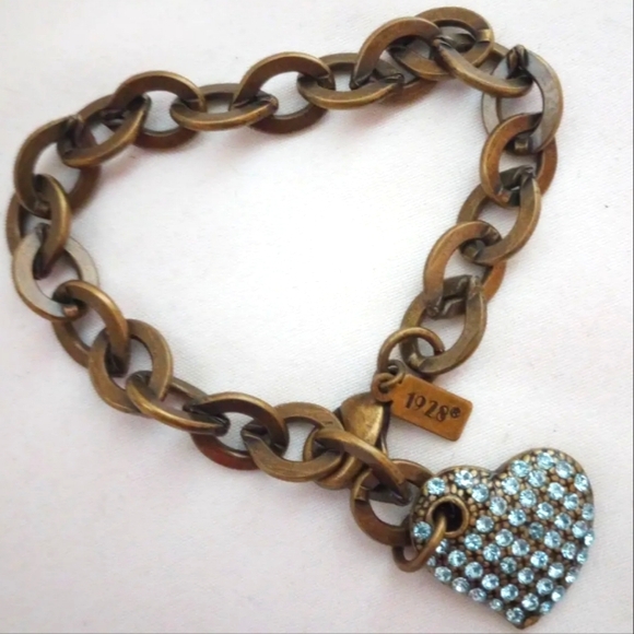 1928 | Jewelry | Vintage 928 Crystal Paved Heart Rare | Poshmark